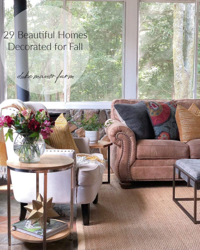29 Beautiful Fall Homes with loads of inspiration - Duke Manor Farm by ...