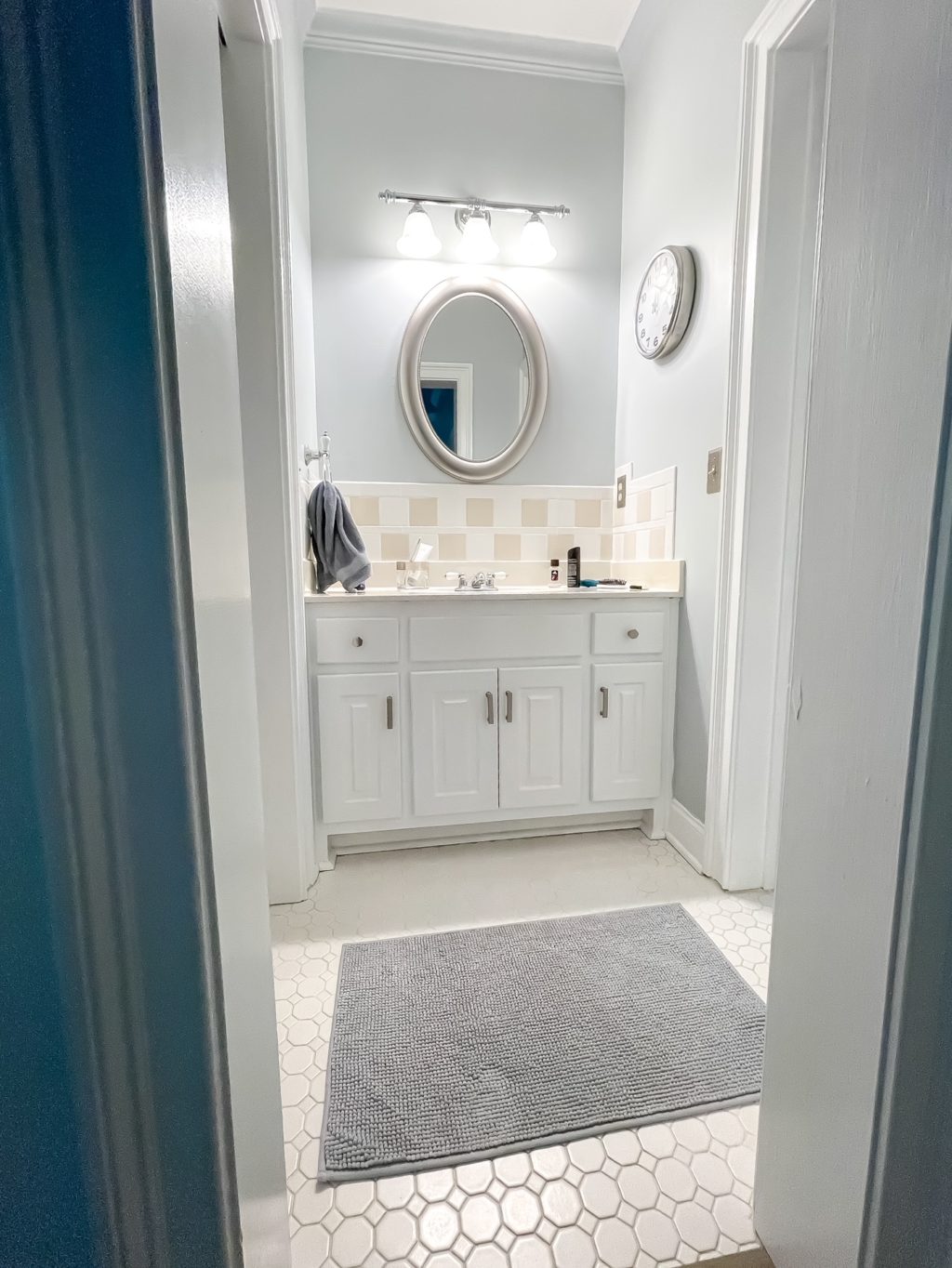 Turning white grout white again - Duke Manor Farm by Laura Janning